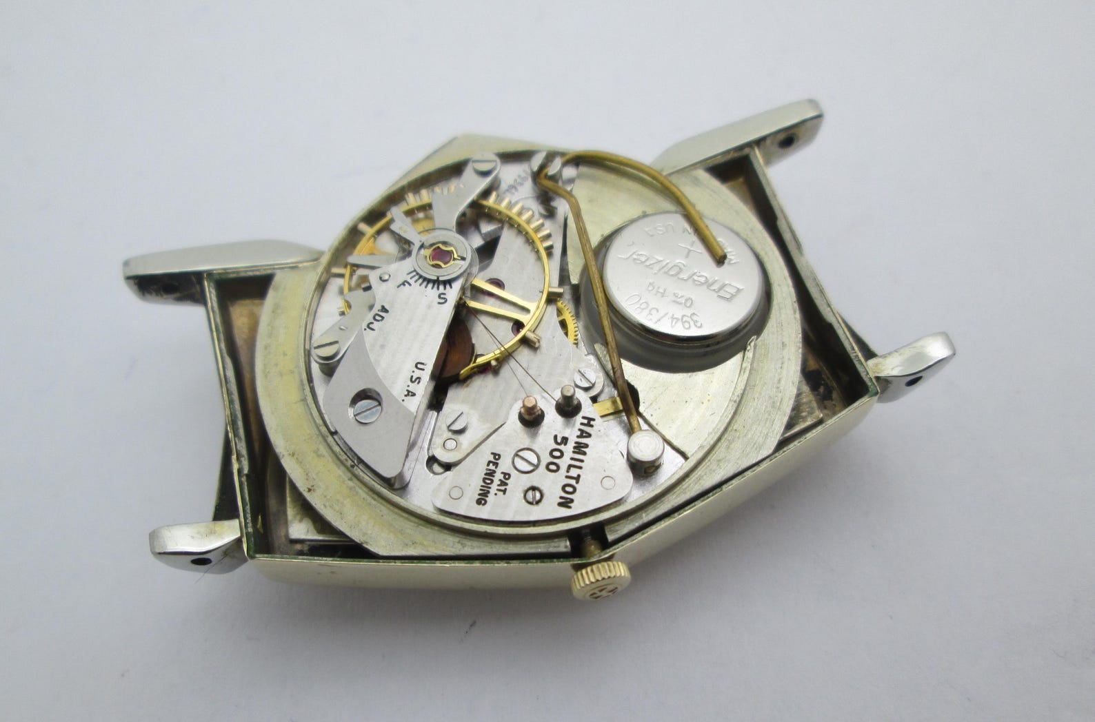 Vintage Hamilton Electric Pacer Wristwatch W/ Caliber 500 Movement ...