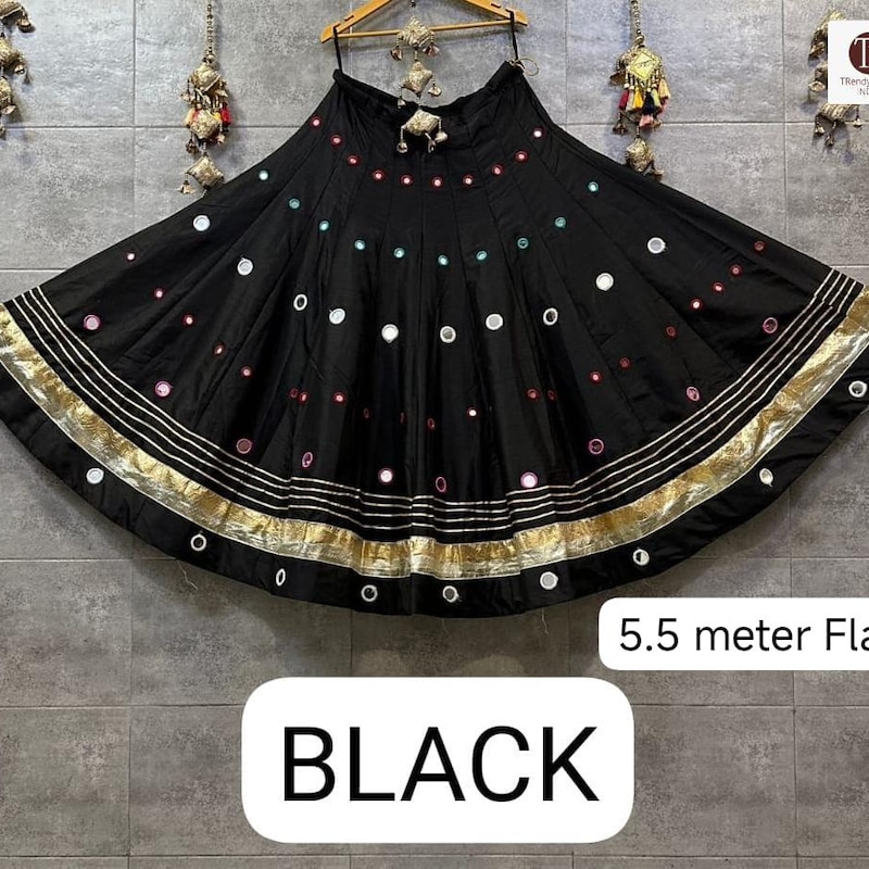 Ghagra Skirt Red - Etsy UK