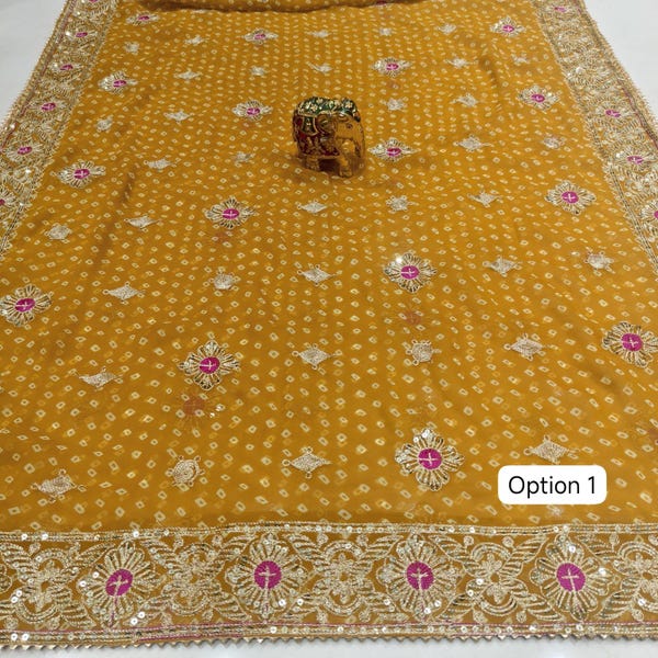 Vintage Dupatta Gold - Etsy
