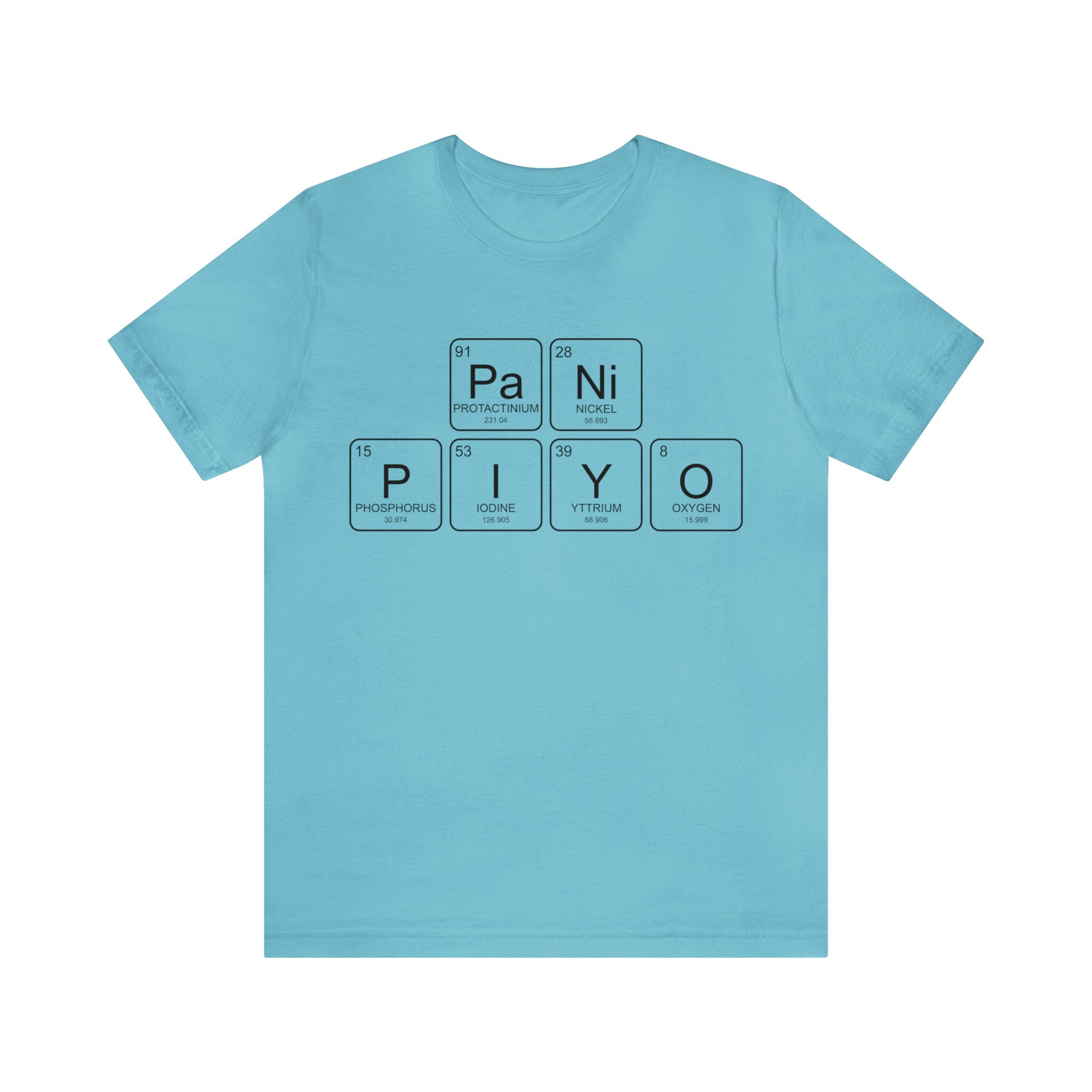 Periodic Table of Elements Pani PIYO Shirt centered - Etsy