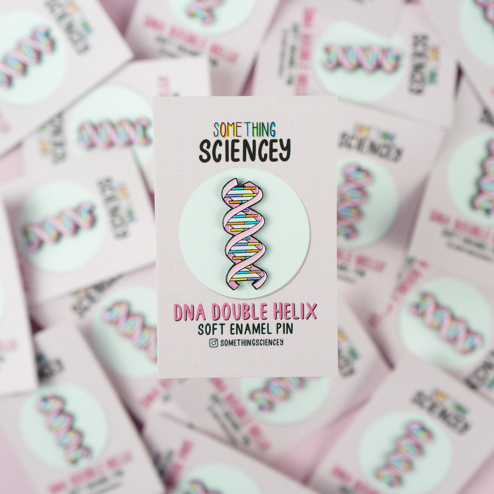 DNA Double Helix Enamel Pin – Biology, Genetics Gift (35mm) - Etsy