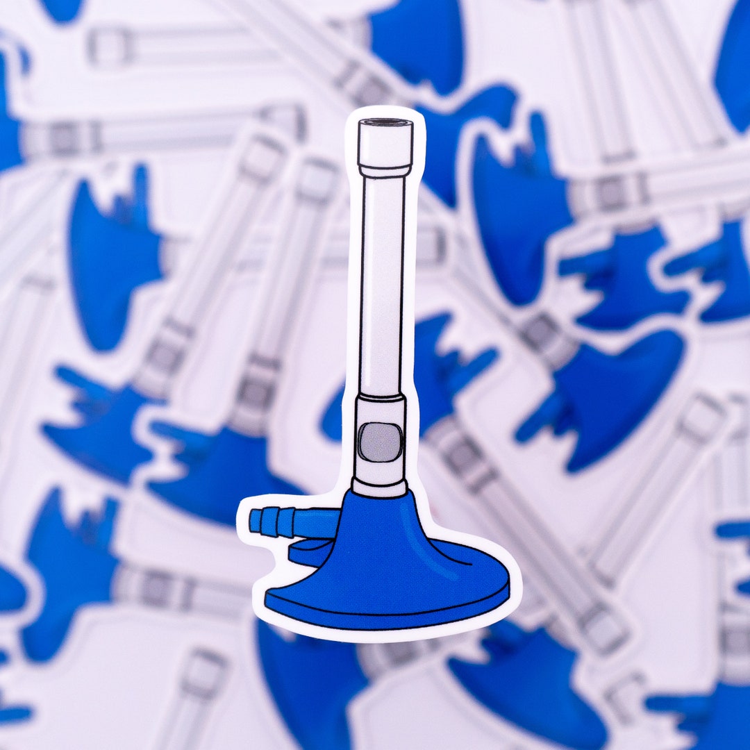 Bunsen Burner Waterproof Sticker Lab Equipment Gift for - Etsy