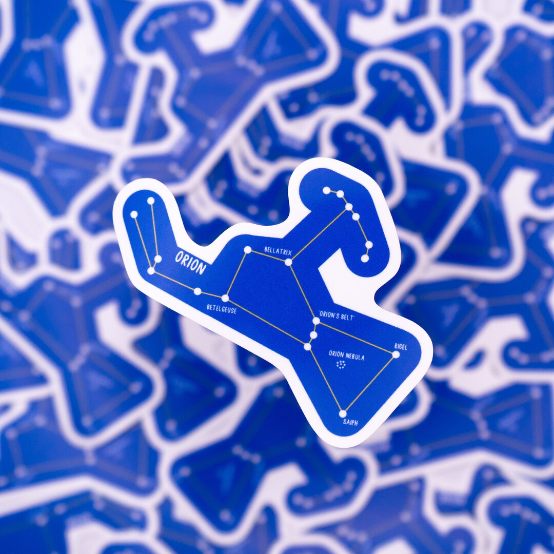 Orion Constellation Waterproof Sticker - Astronomy, Physics, Space ...