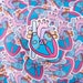 Heart Anatomy Waterproof Sticker - Biology, Cardiology, Gift for ...