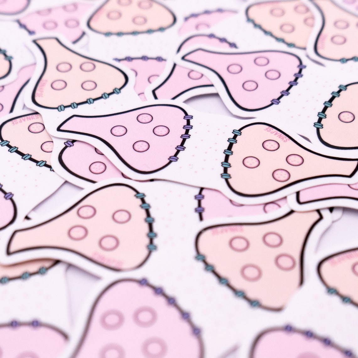 Synapse Waterproof Sticker - Psychology, Neurology, Gift for Biologist ...