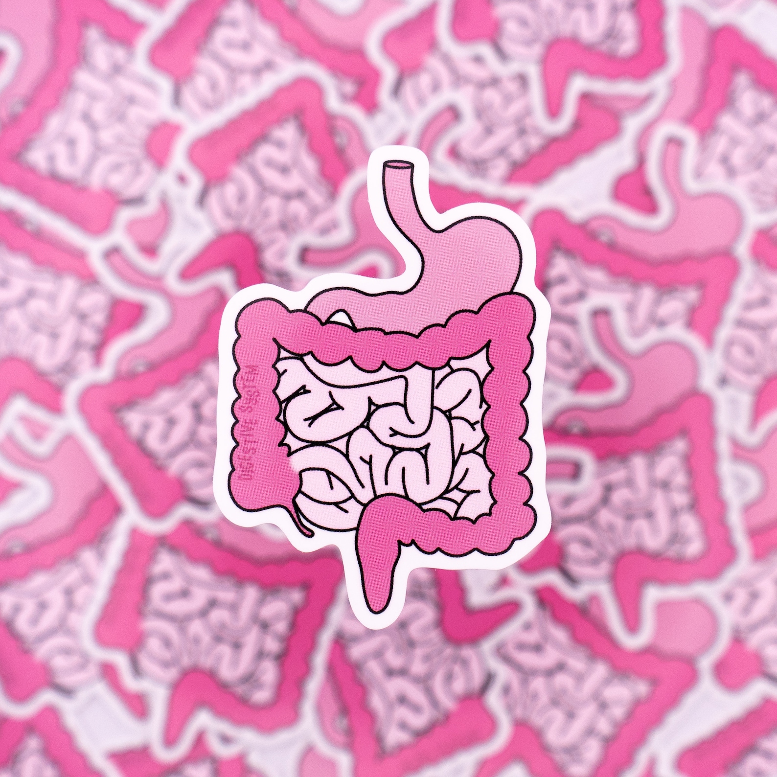 Digestive System Waterproof Sticker Biology - Etsy
