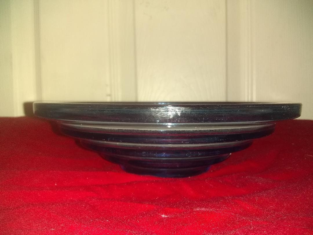 Blenko Vintage Stepped Glass Bowls - Etsy