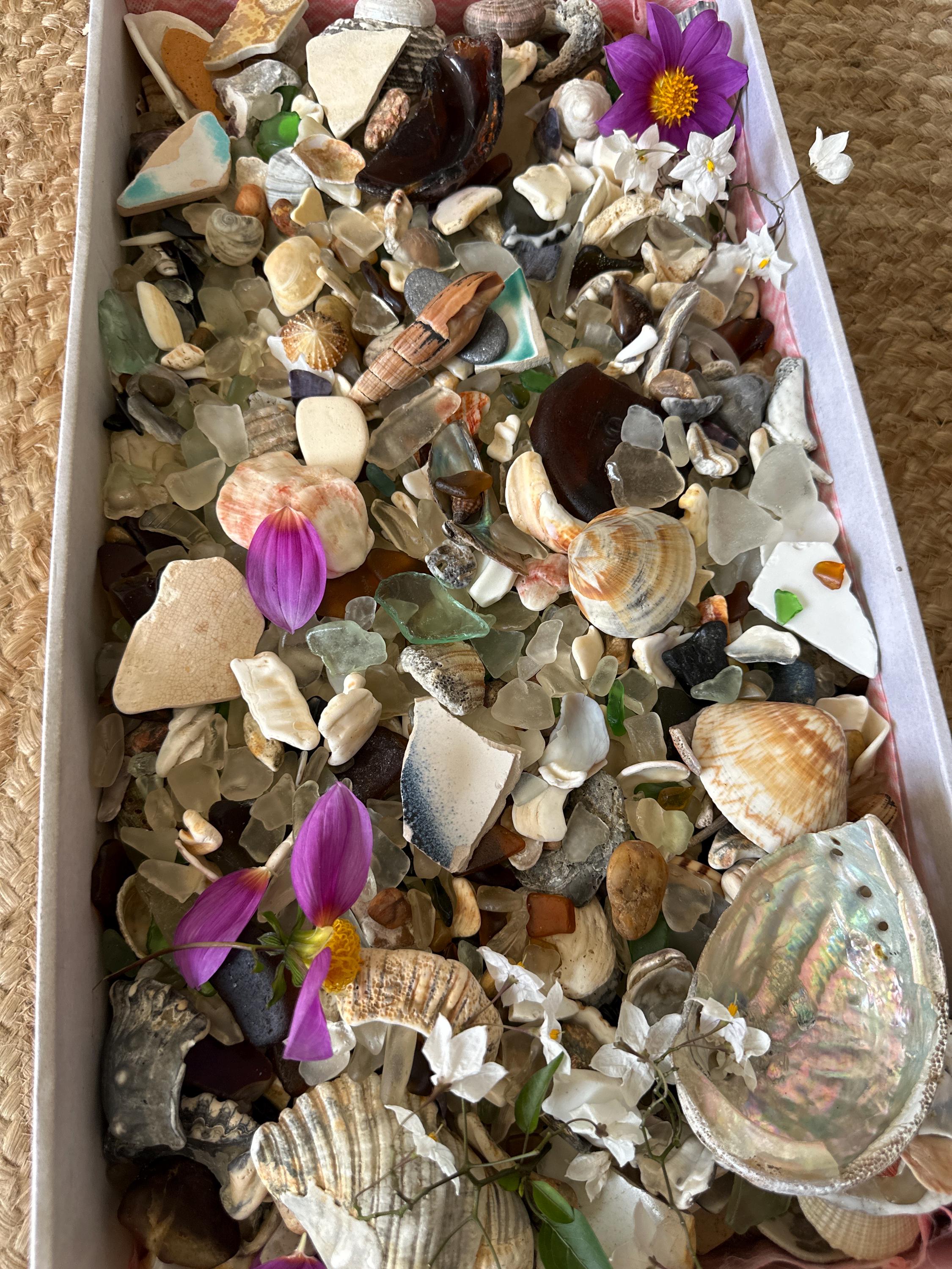Genuine Sea Glass Beach Treasure Beach Glass Sea Pottery Beach Decor ...