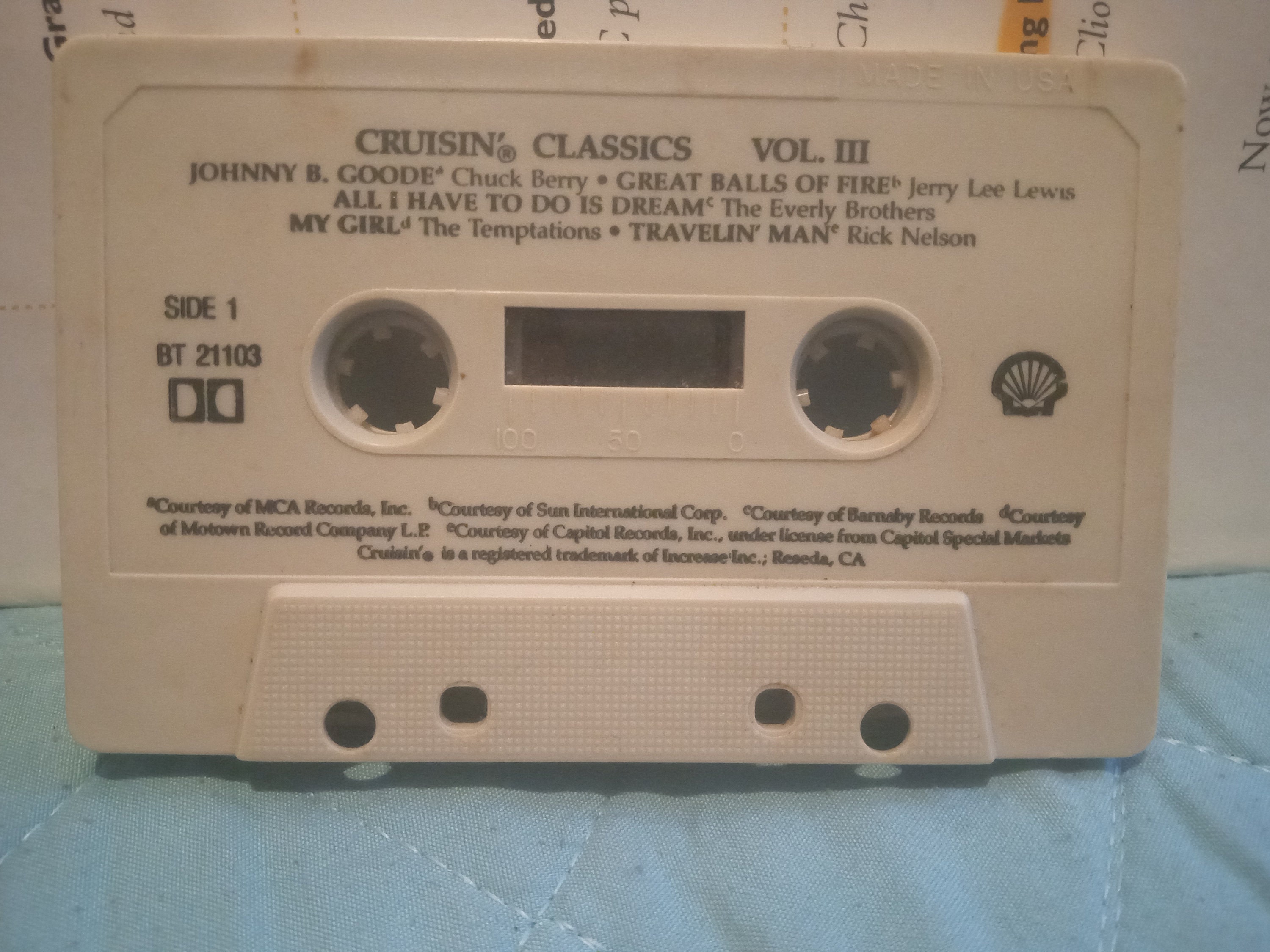 Shell Cruisin'classics Cassette Tape - Etsy