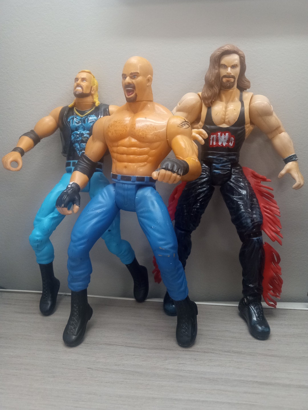 Vintage Trio WWE 1999 Toy Biz Figurine Lot - Etsy