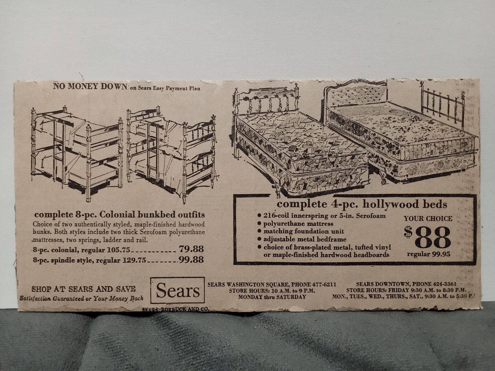 Vintage Sears Advertisement Pieces From the 50's and 60's - Etsy