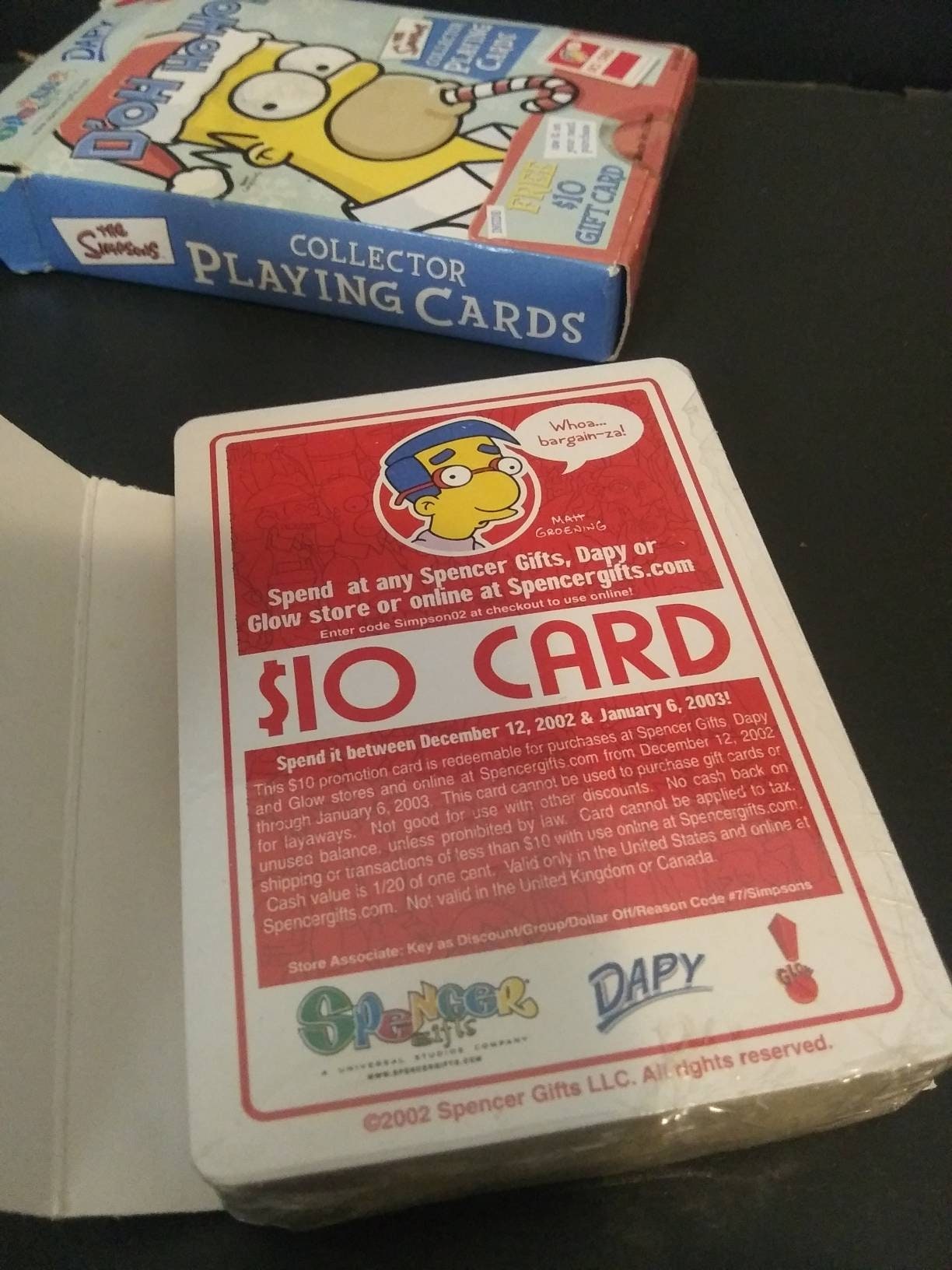 Doh Ho Ho the Simpson's Collector Playing Cards - Etsy