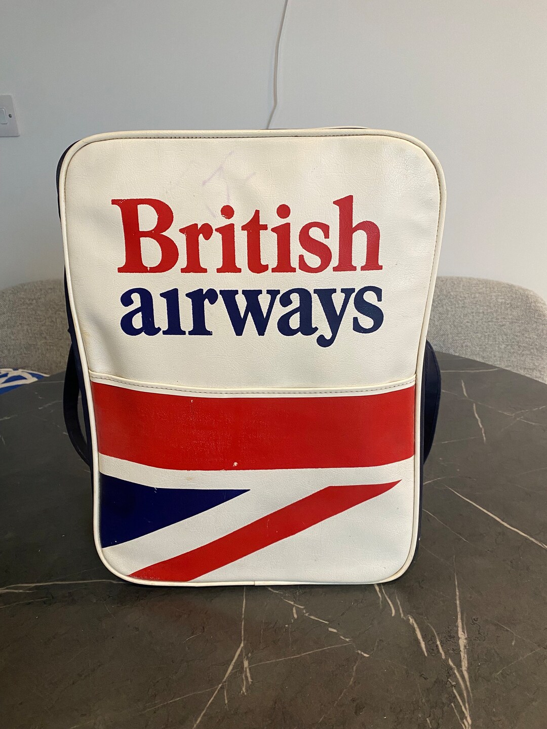 Vintage 1970s British Airways Flight Bag . - Etsy