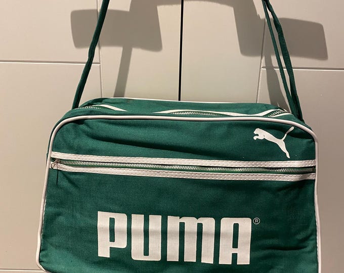 Vintage 1970’s Puma Canvas Shoulder Bag , New Old Stock , Finished in ...