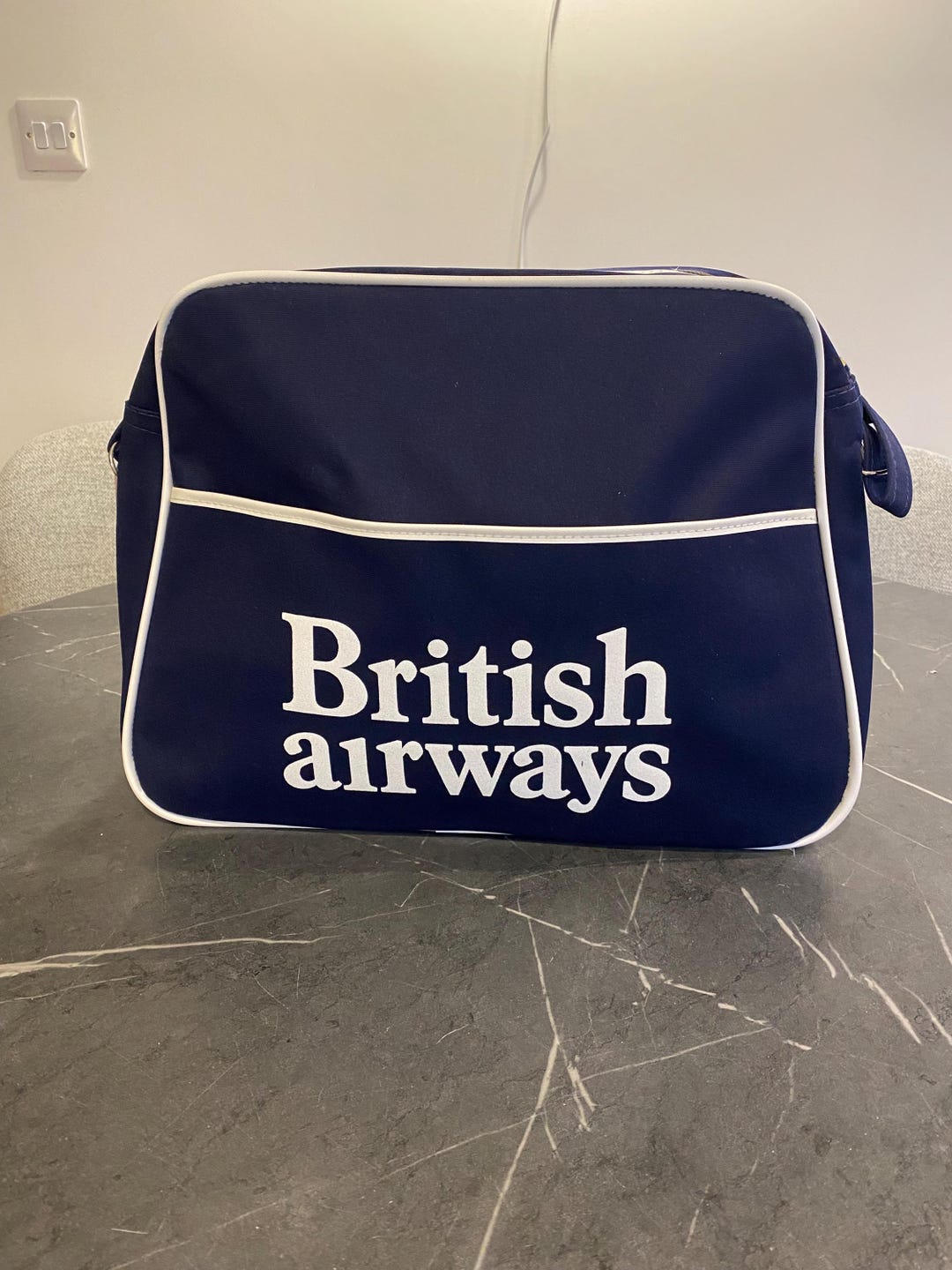 Vintage 1970 British Airways Flight Bag. New Old Stock . Unused Time ...