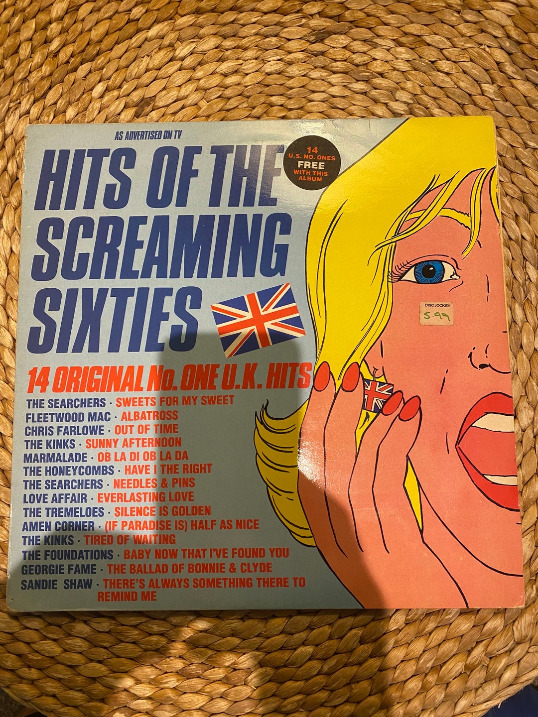 Hits of the Screaming Sixties UK & USA . Released on Warwick Records in ...