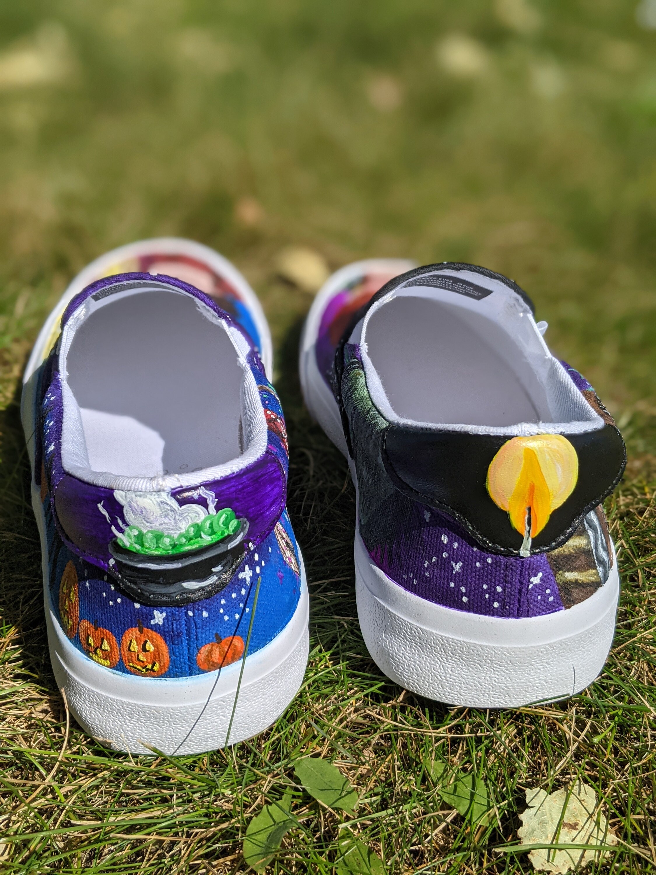 Custom Painted "hocus Pocus" Shoes - Etsy