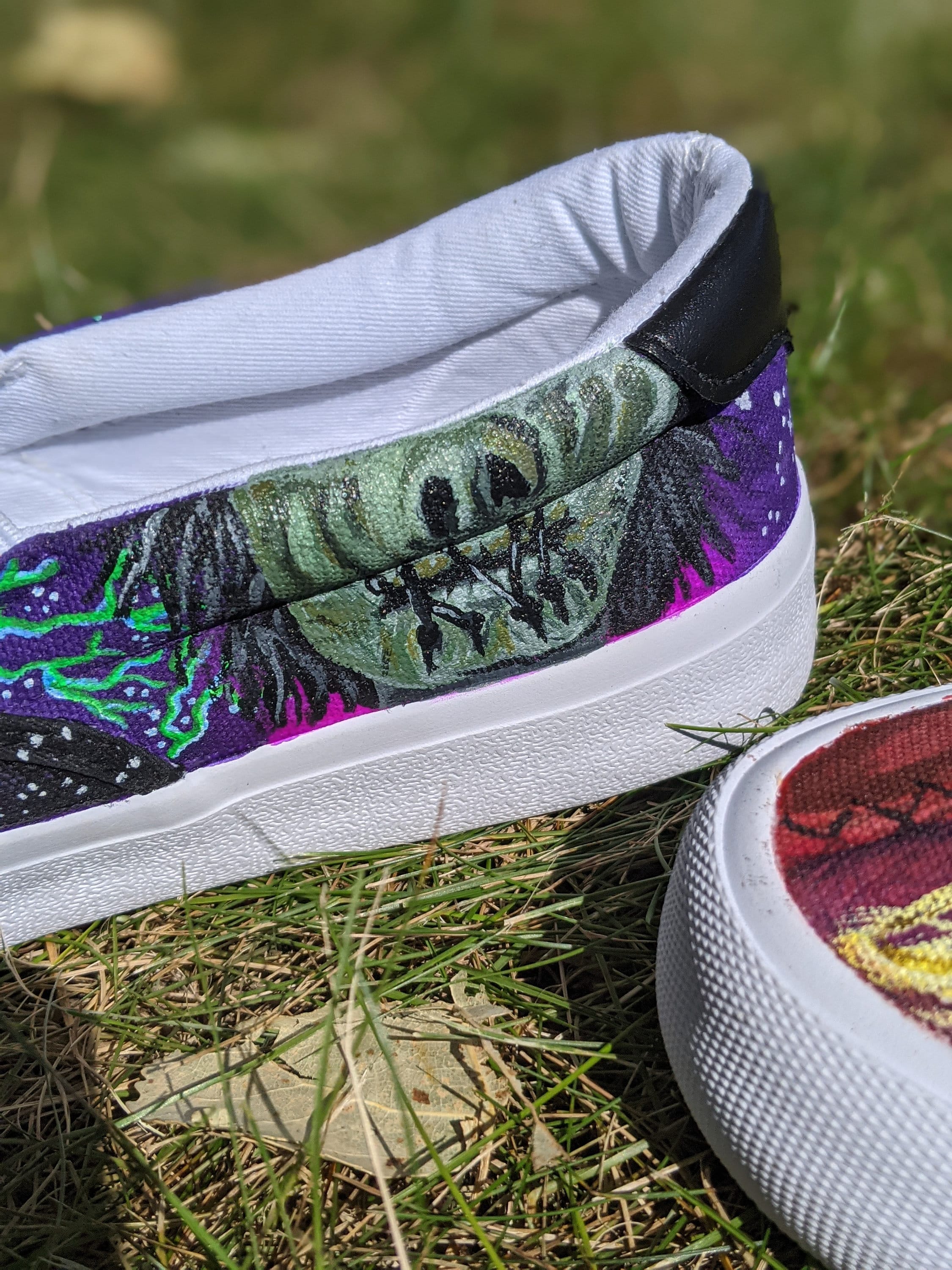 Custom Painted "hocus Pocus" Shoes - Etsy