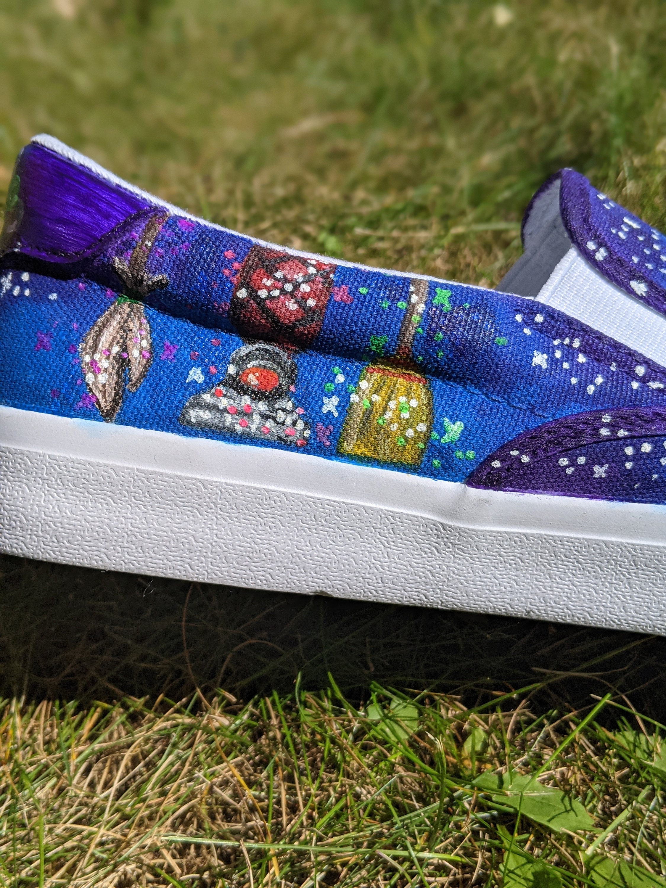 Custom Painted "hocus Pocus" Shoes - Etsy