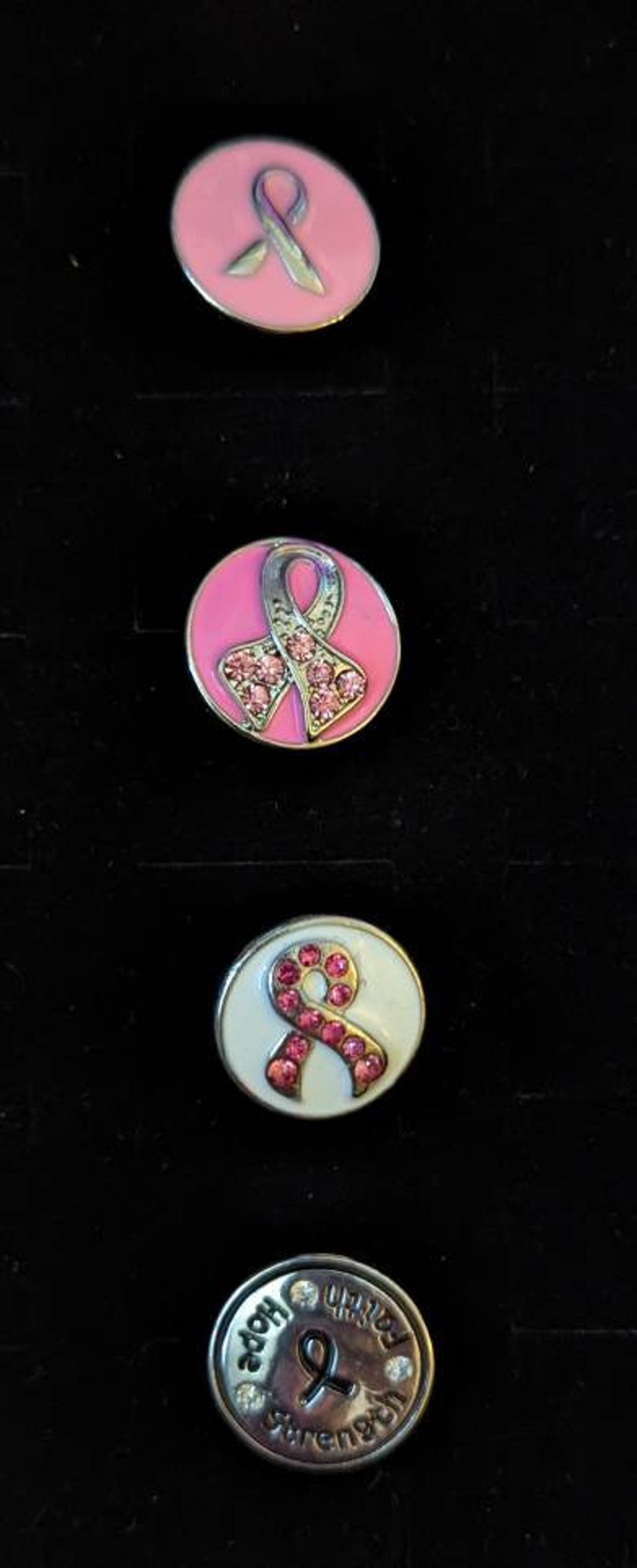 18mm Breast Cancer Snaps for Snap Jewelry - Etsy