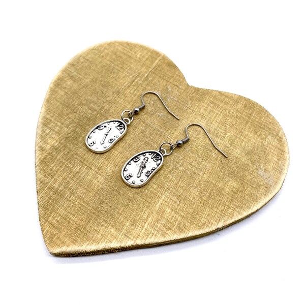 Clock Earrings - Etsy