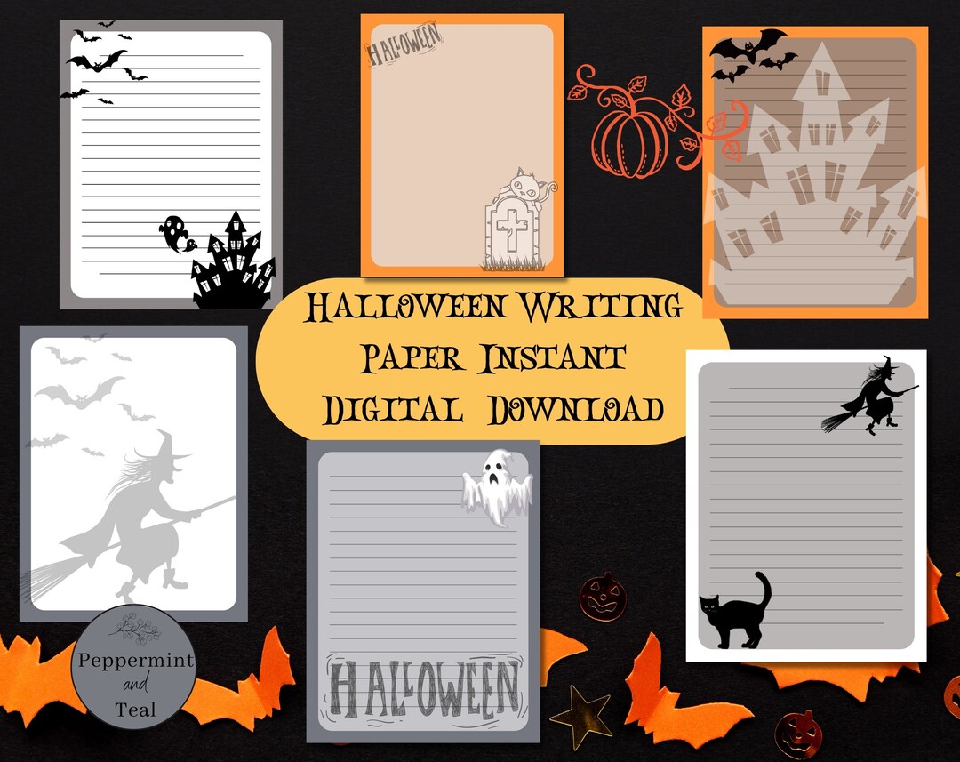 Printable Stationery Set, US Letter Size PDF, and as JPG. Instant ...