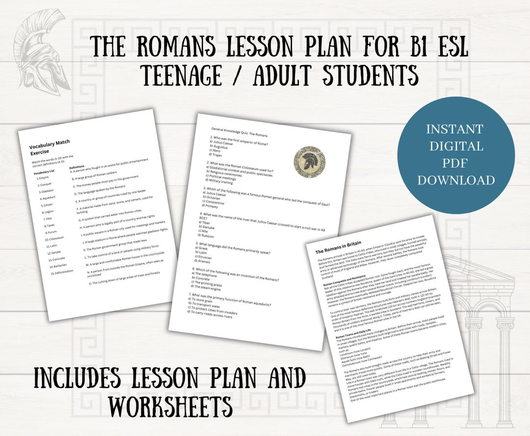 ESL Lesson Plan | B1 Intermediate Level | Teaching English | Subject ...