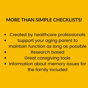 Early Memory Loss Download Bundle: Daily Schedule Checklists, Family ...