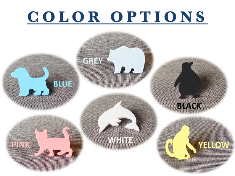 Cute Animal Shaped Dresser Drawer Knobs for Kids Room, Nursery Room, or Cabinets - Etsy