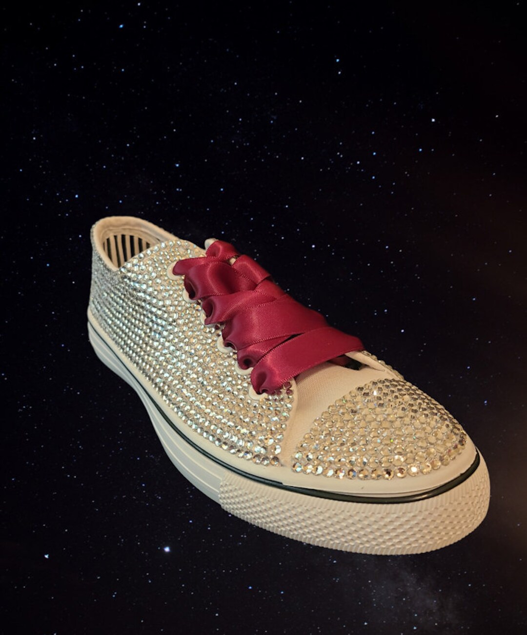 Bling Sneakers, Rhinestone Shoes, Bridal Sneakers, Wedding Sneakers ...
