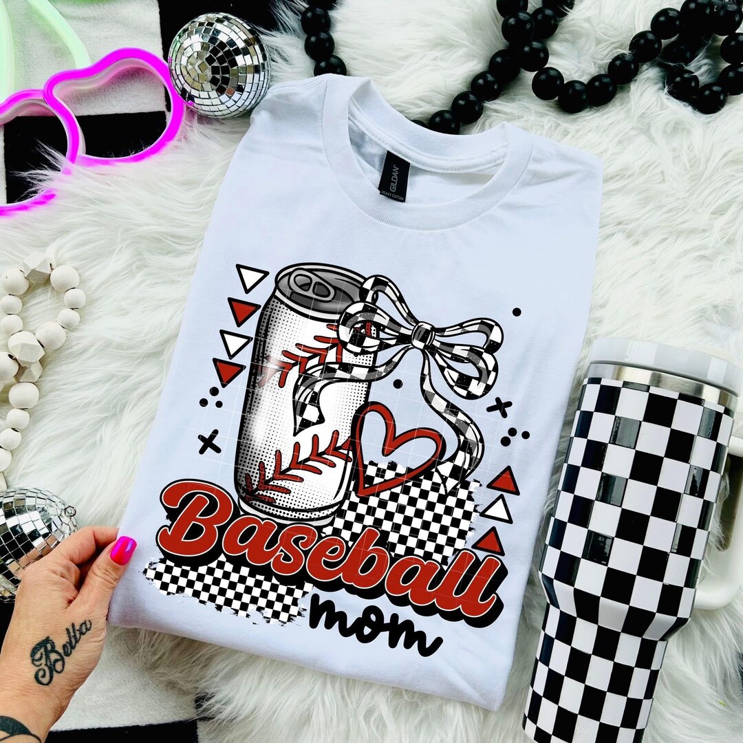 Baseball Mom DTF Transfer Ready to Press Baseball Transfer Sports Mom ...