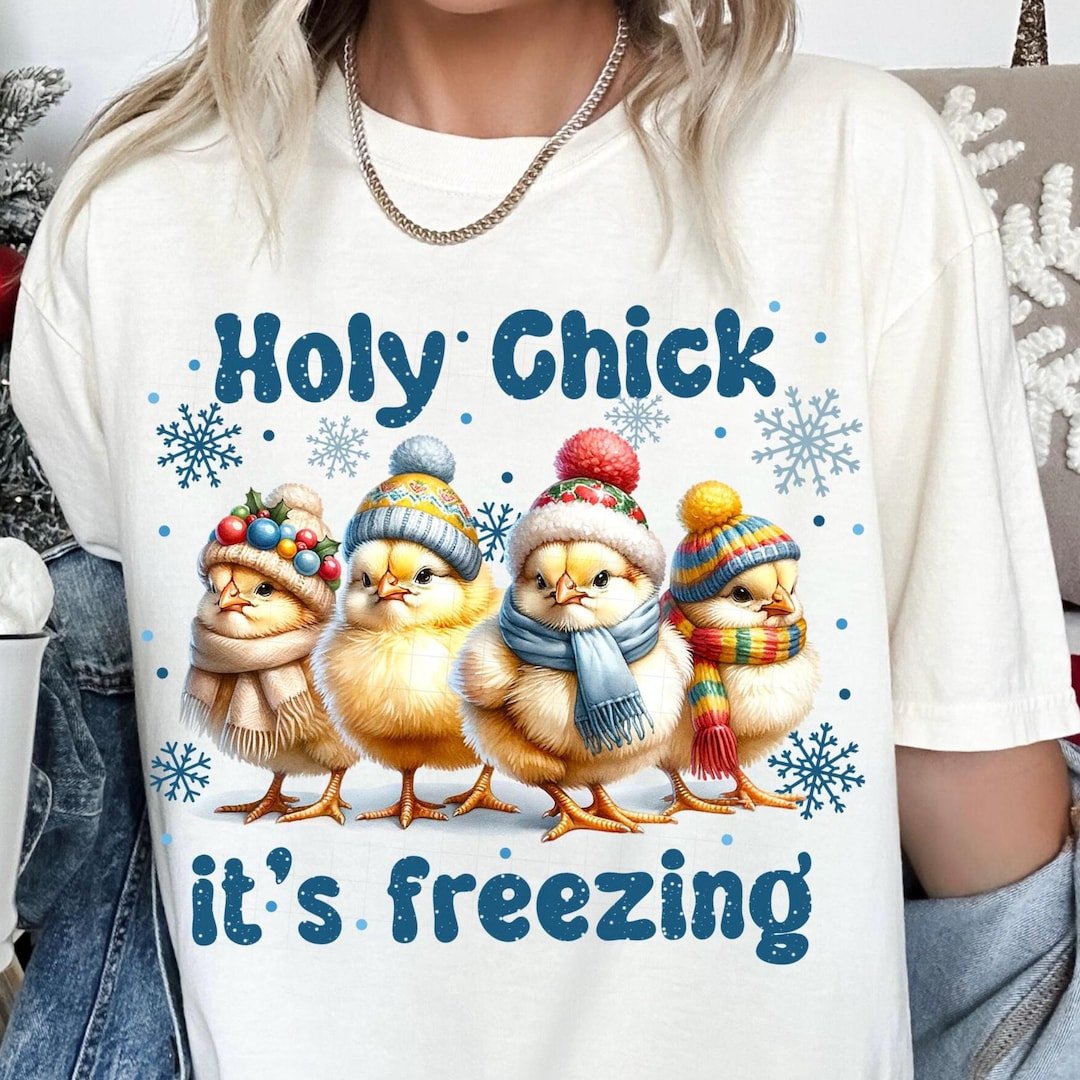 Holy Chick It Freezing PNG Funny Chickens Png Freezing Cold Winter Png ...