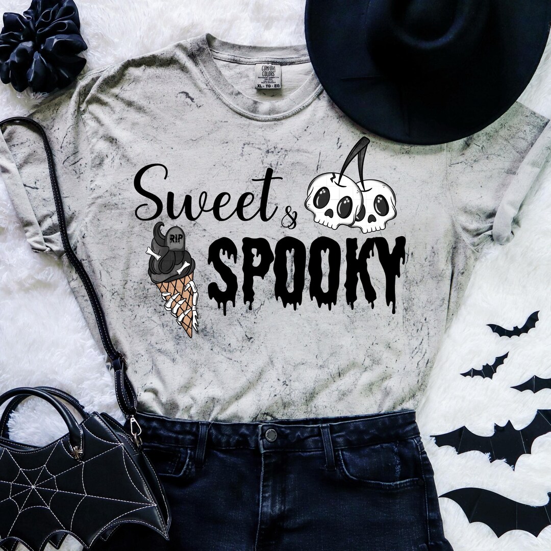 Sweet and Spooky Png Spooky Summer Sublimation Spooky Ice Cream Png ...