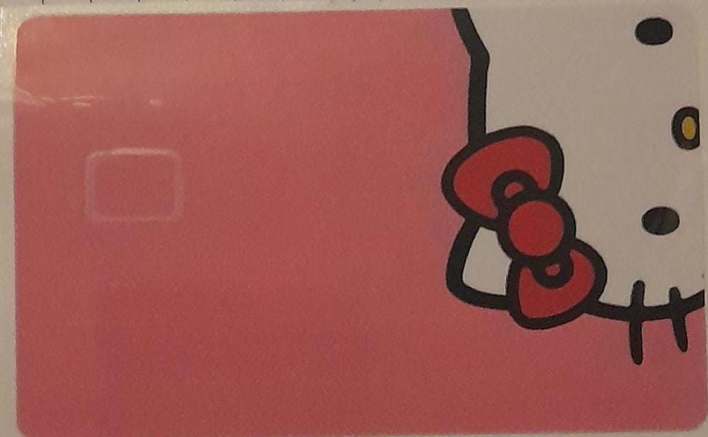 Hello Kitty Credit /debit Card Skins - Etsy