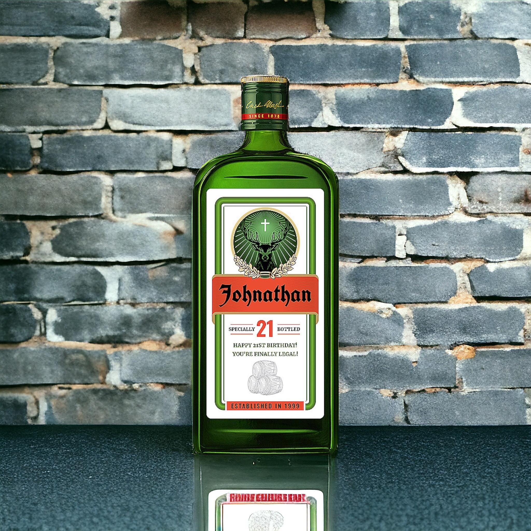 Custom Liqueur Label, Personalized Alcohol Bottle Sticker, Unique Gift ...