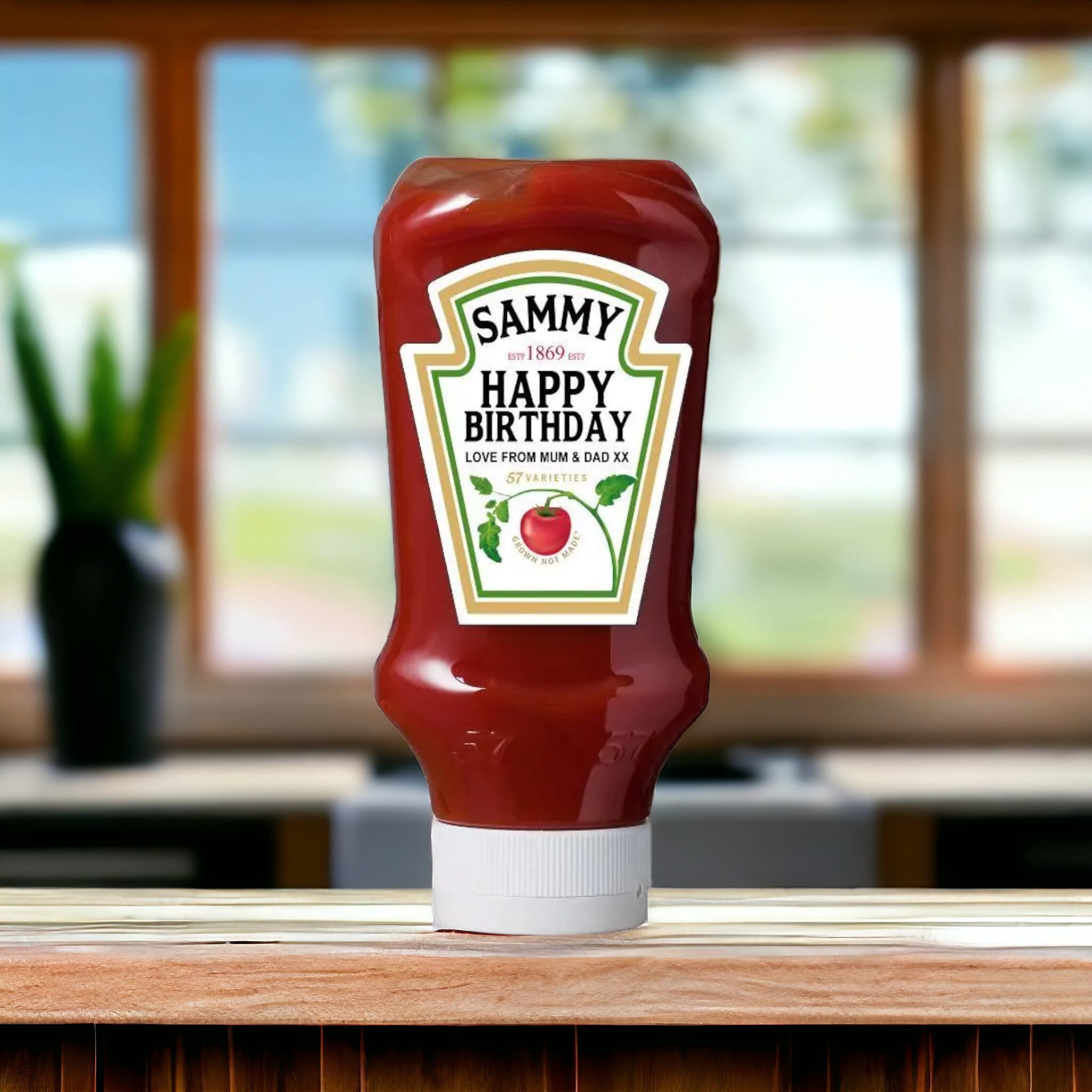 Personalized Ketchup Bottle Label, Custom Sauce Sticker, Funny Gift for ...