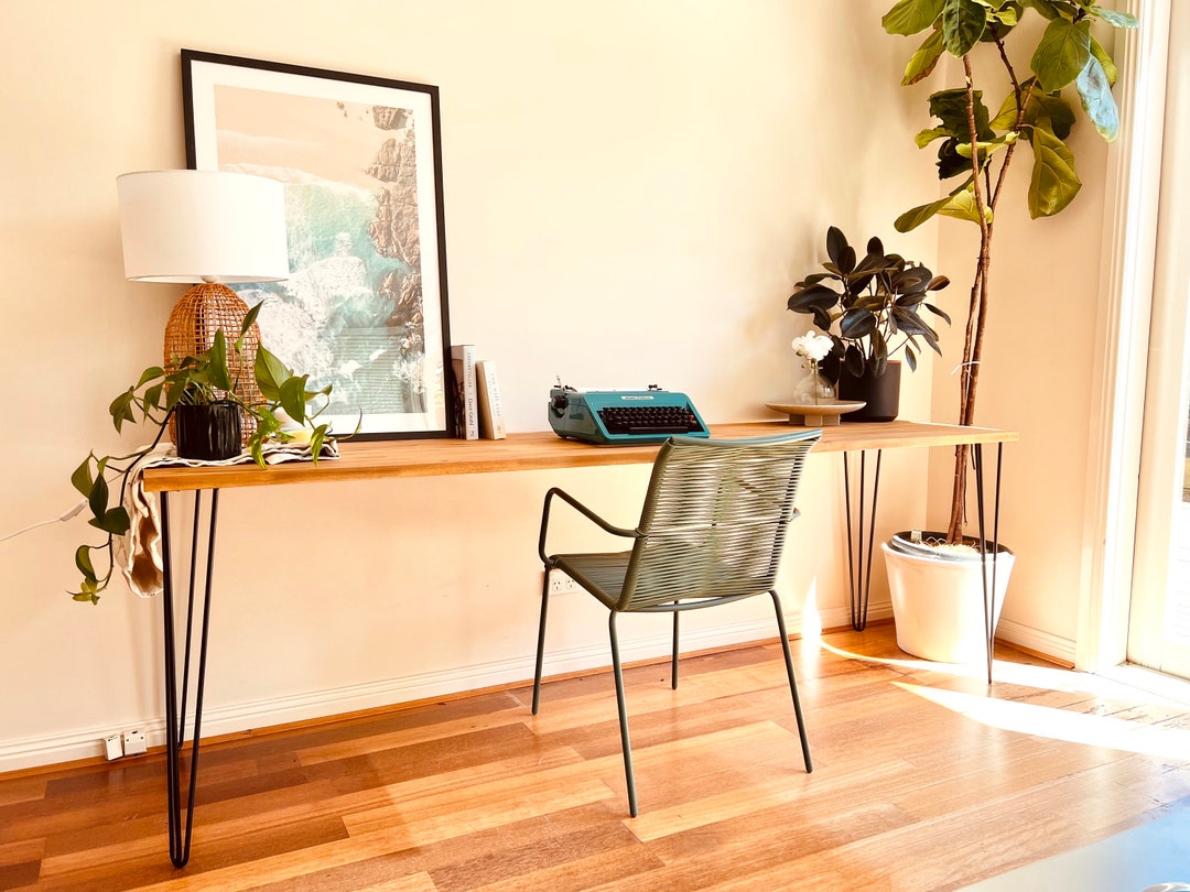 Long industrial desk store