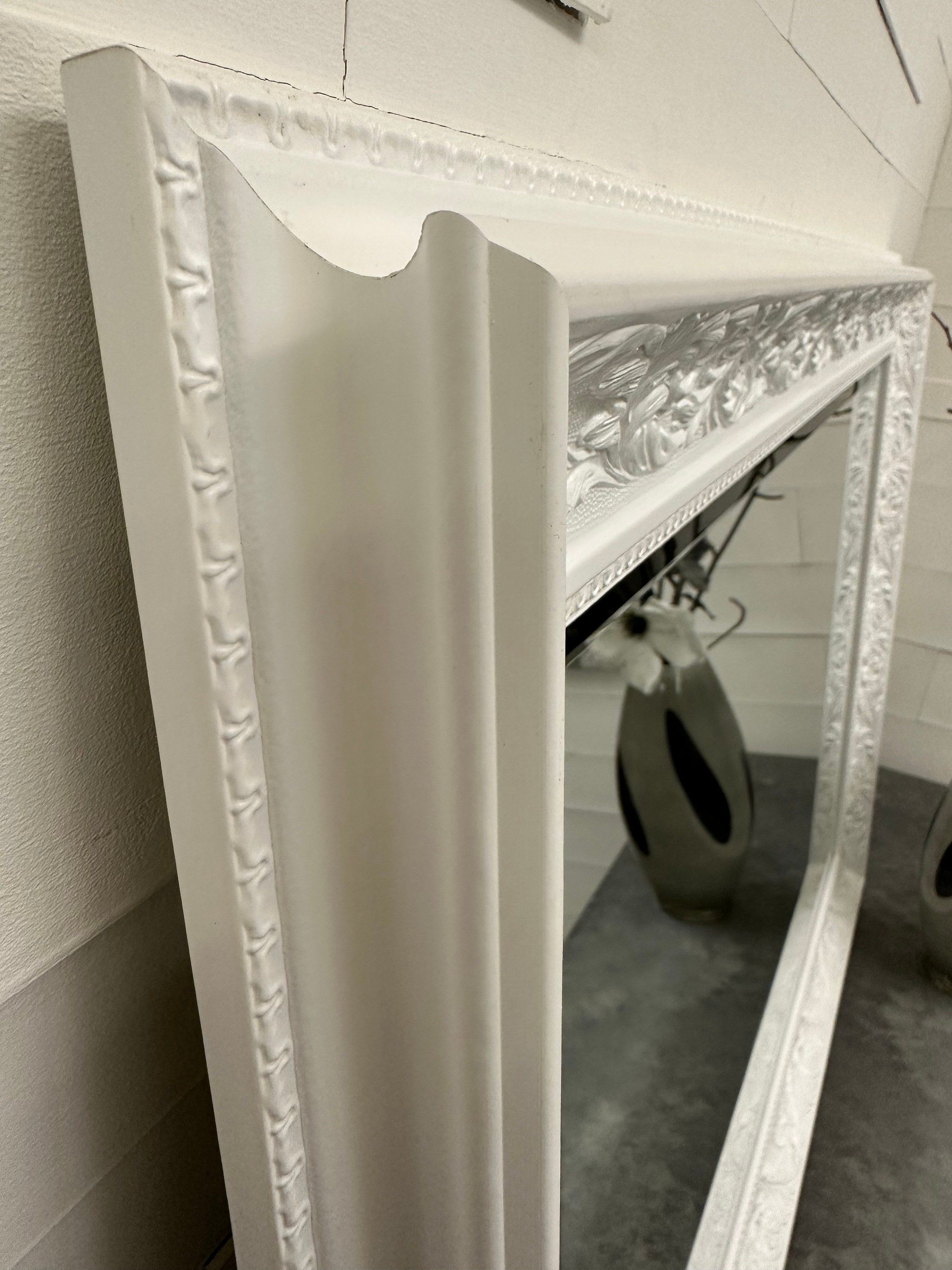 Large White Mirror Decorative Ornate Elegant Framed Verona - Etsy UK