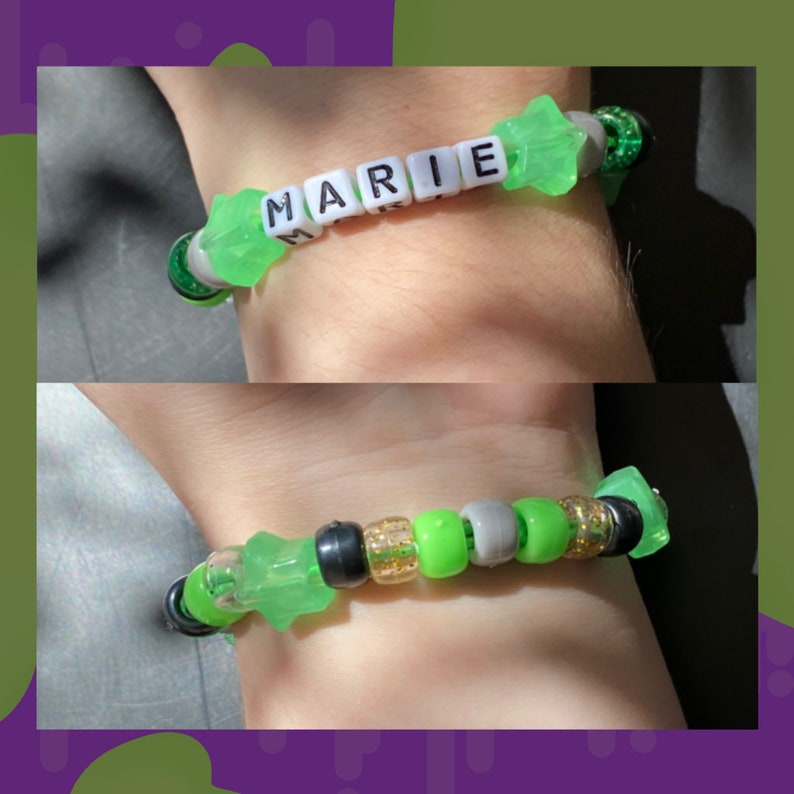 Squid Sisters Splatoon Bracelets - Etsy