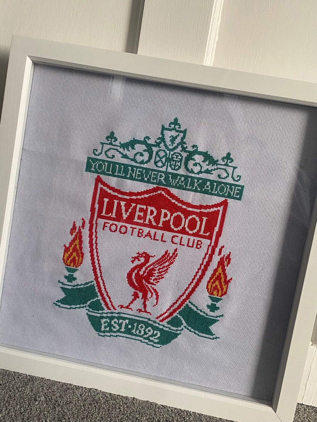 Liverpool Cross Stitch Frame Gift for Him Gift for Her - Etsy UK