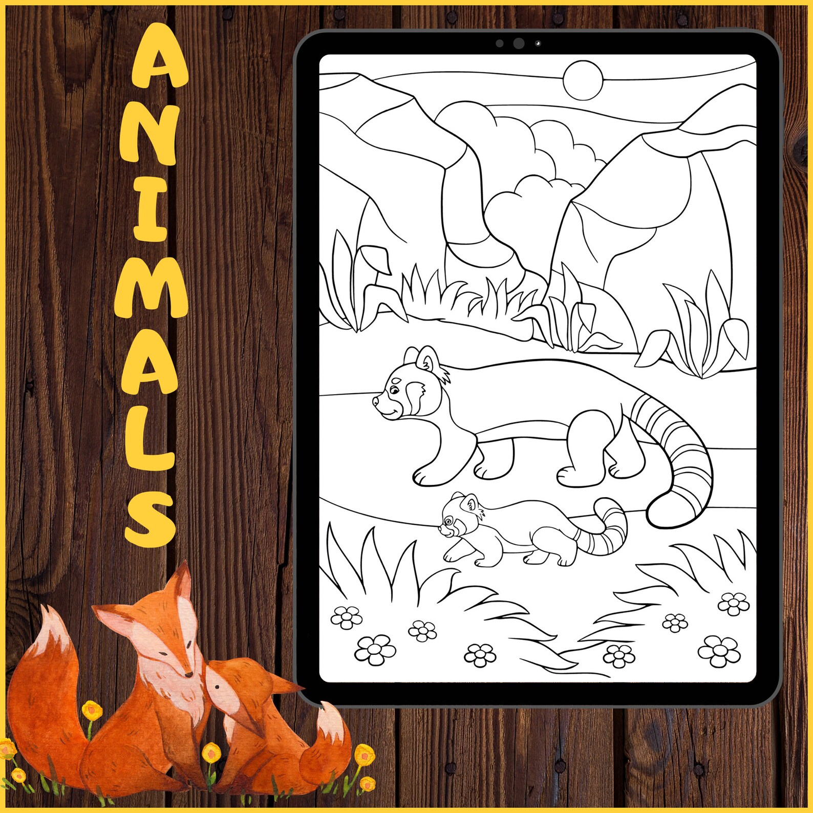 Printable Woodland Coloring Pages for Kids, Animals Coloring Pages ...
