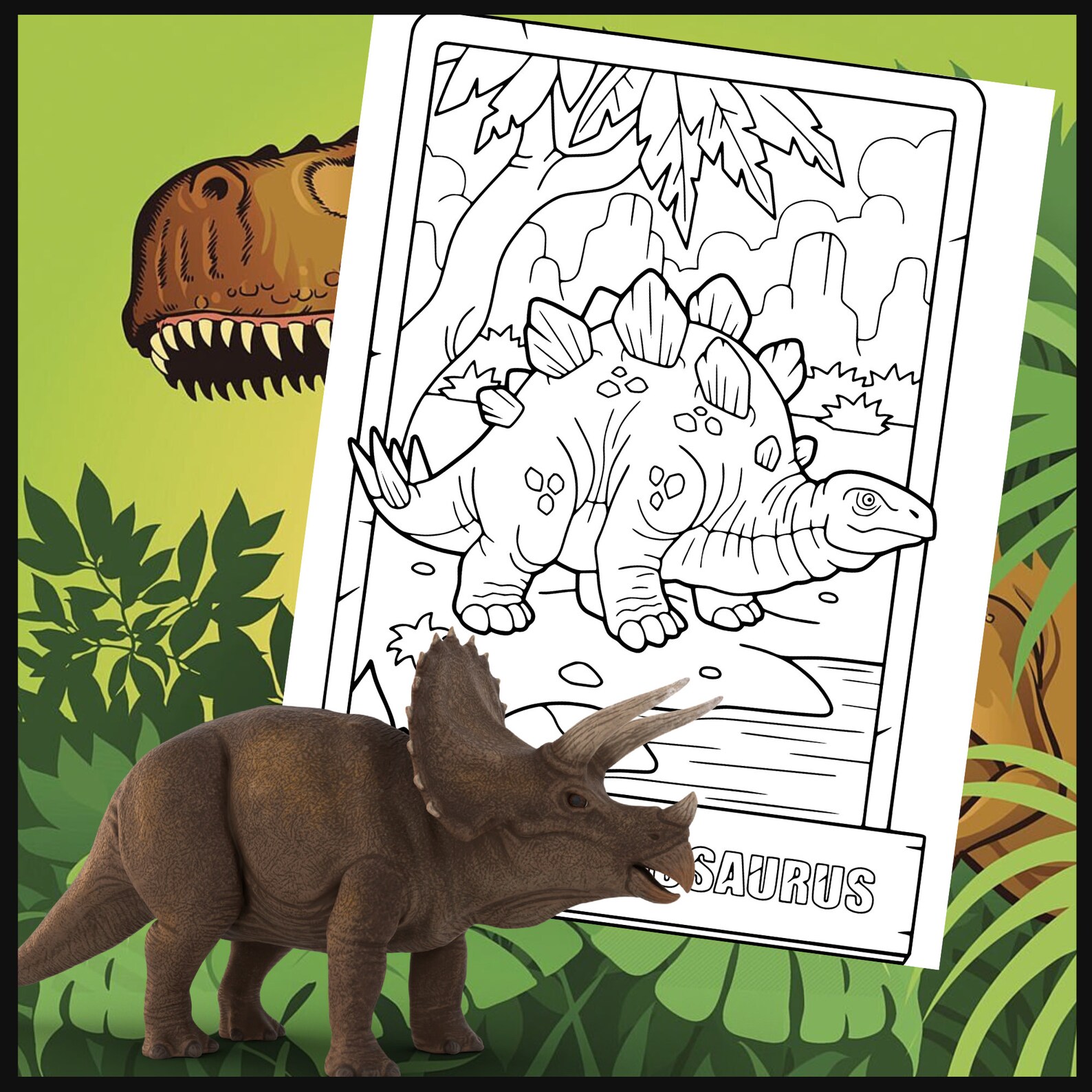 Dinosaur Coloring Pages| Kids Coloring Pages Dinosaur | Printable ...