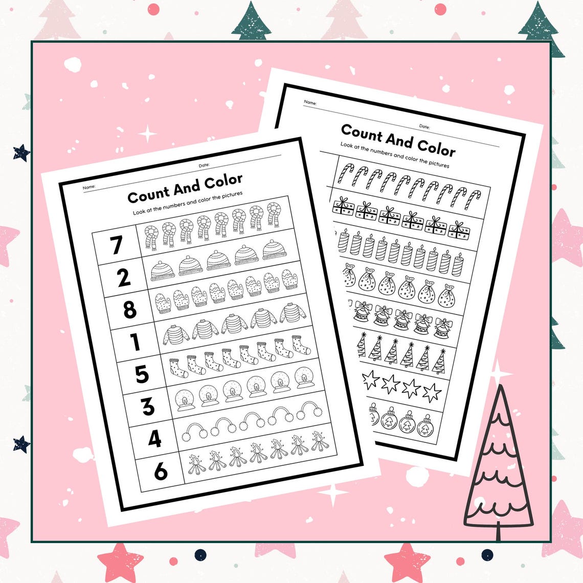 Printable Christmas Activities, Christmas Activities Pack, Activities ...