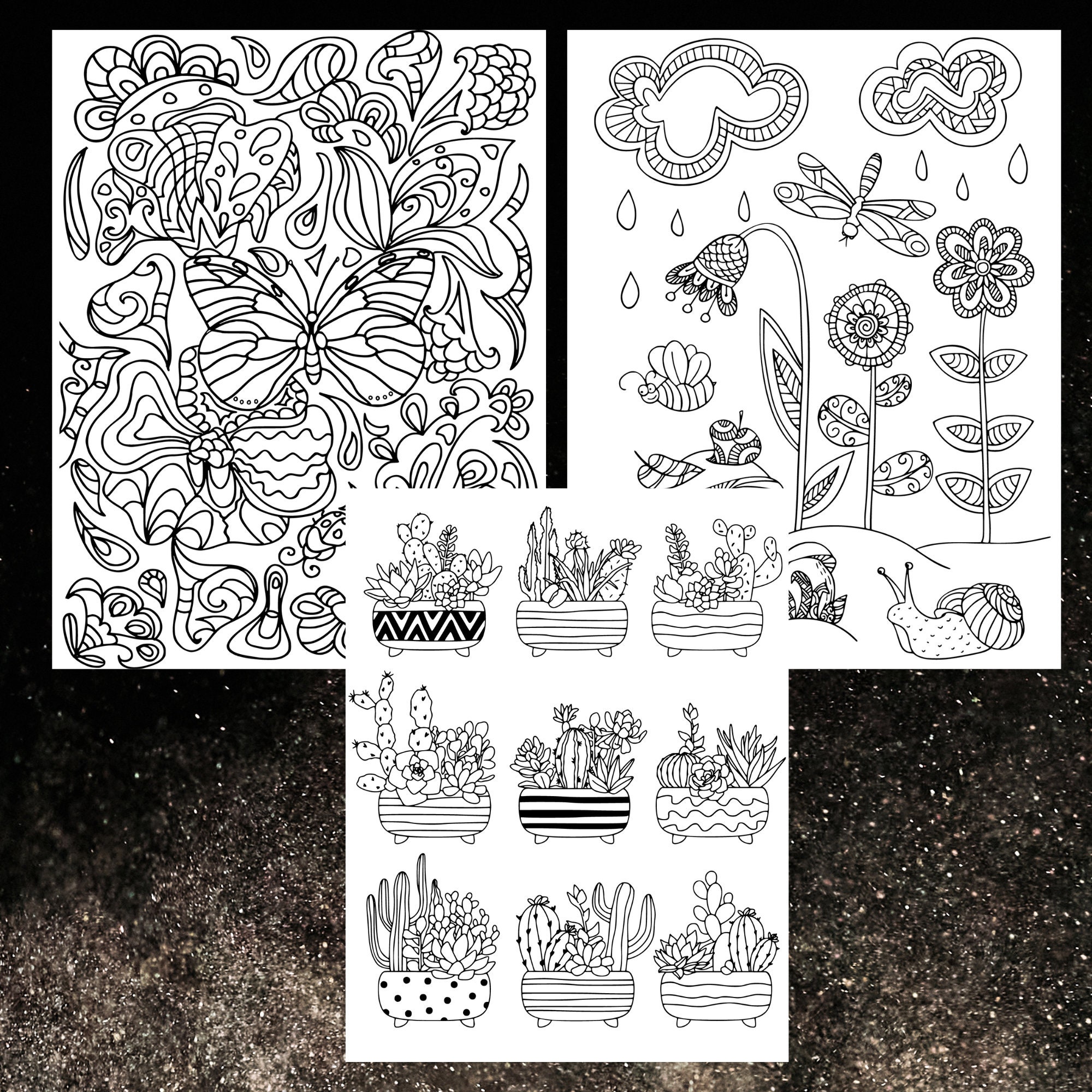 Coloring Sheets Boho Coloring Pages Flowers Printable Coloring Kids ...