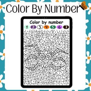 Color by Number|digital Download|coloring Pages Printable, Girls & Boys ...