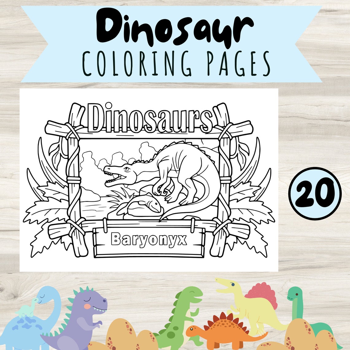 Dinosaur Coloring Pages| Kids Coloring Pages Dinosaur | Printable ...