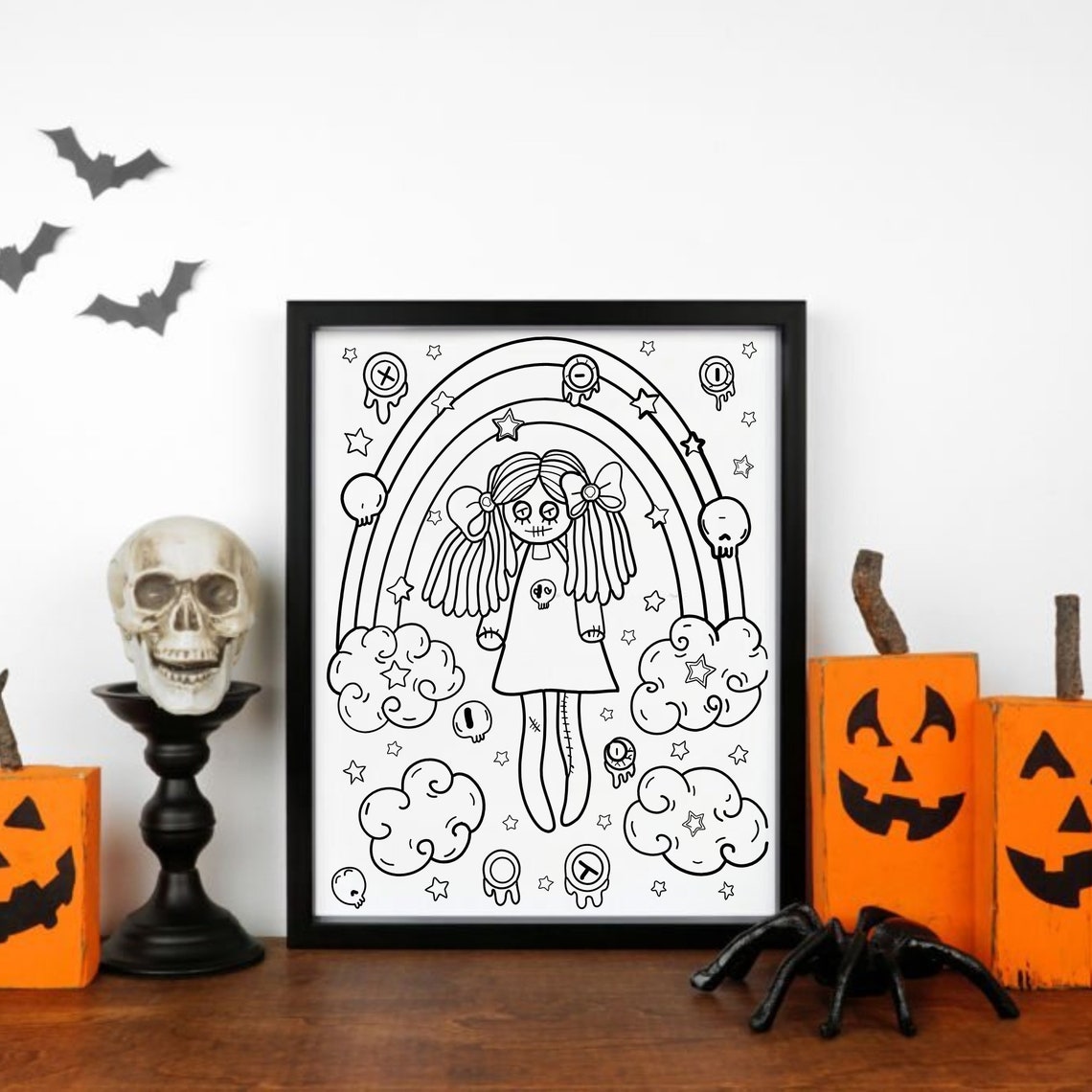 Printable Halloween Colouring Pages, Scary and Horror Coloring Pages ...