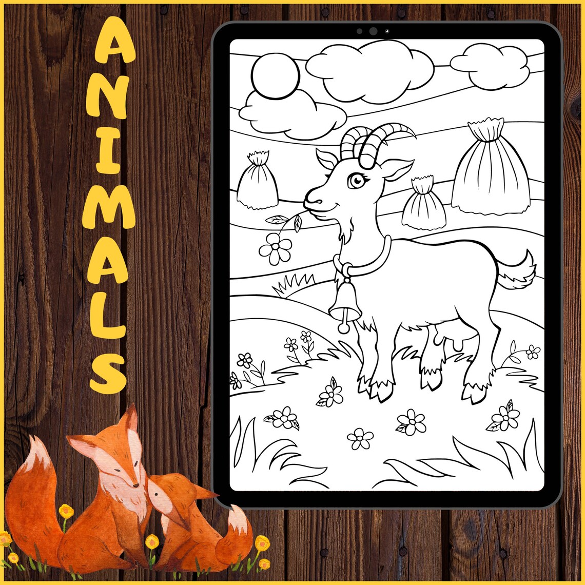 Printable Woodland Coloring Pages for Kids, Animals Coloring Pages ...