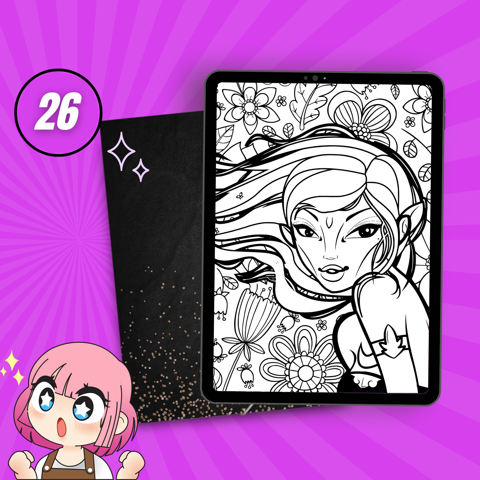 Cartoon Mix Coloring Pages -cartoon Characters -toddler Busy Book ...