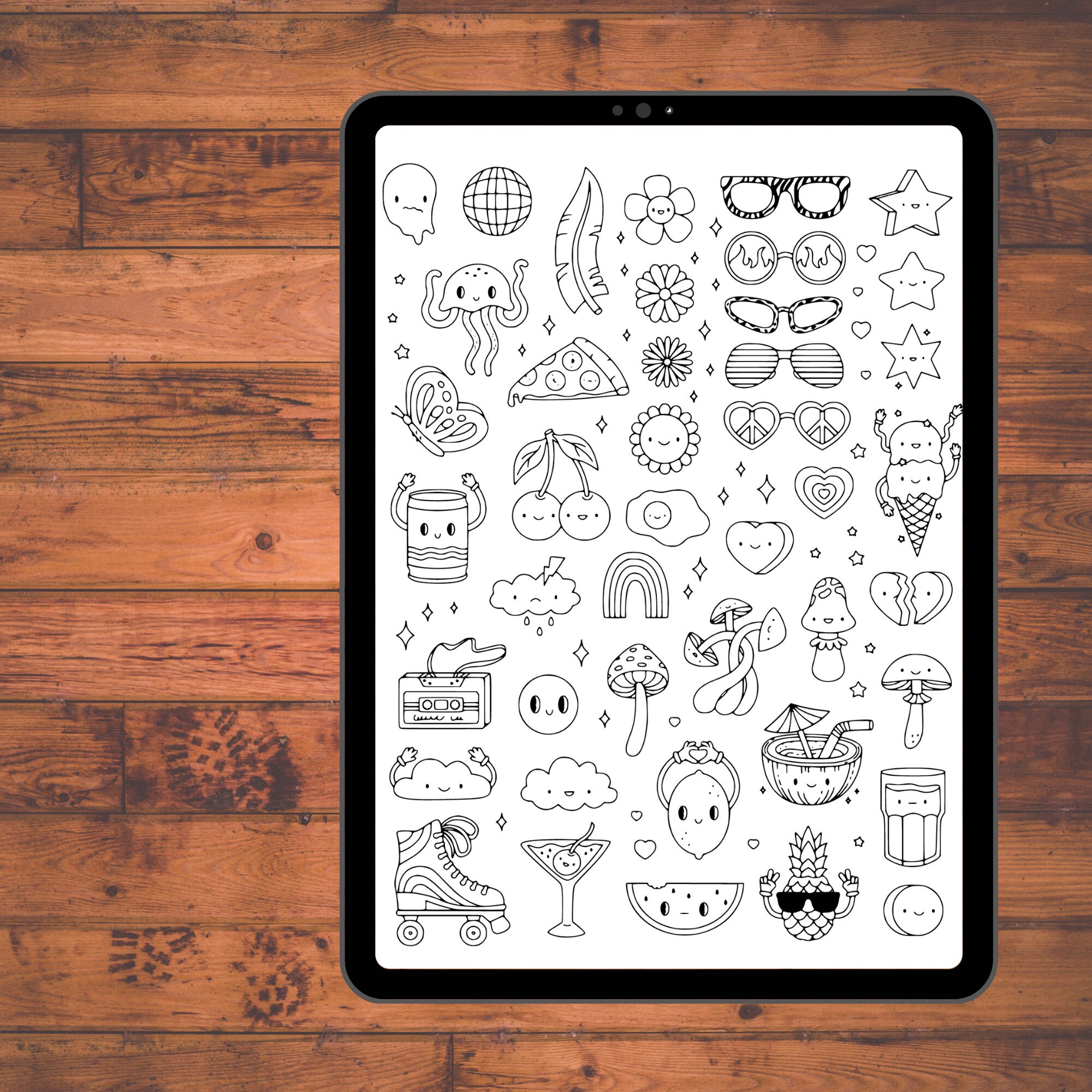 Minimalist Line Art Coloring Pages| Oodles of Doodle Coloring Pages ...